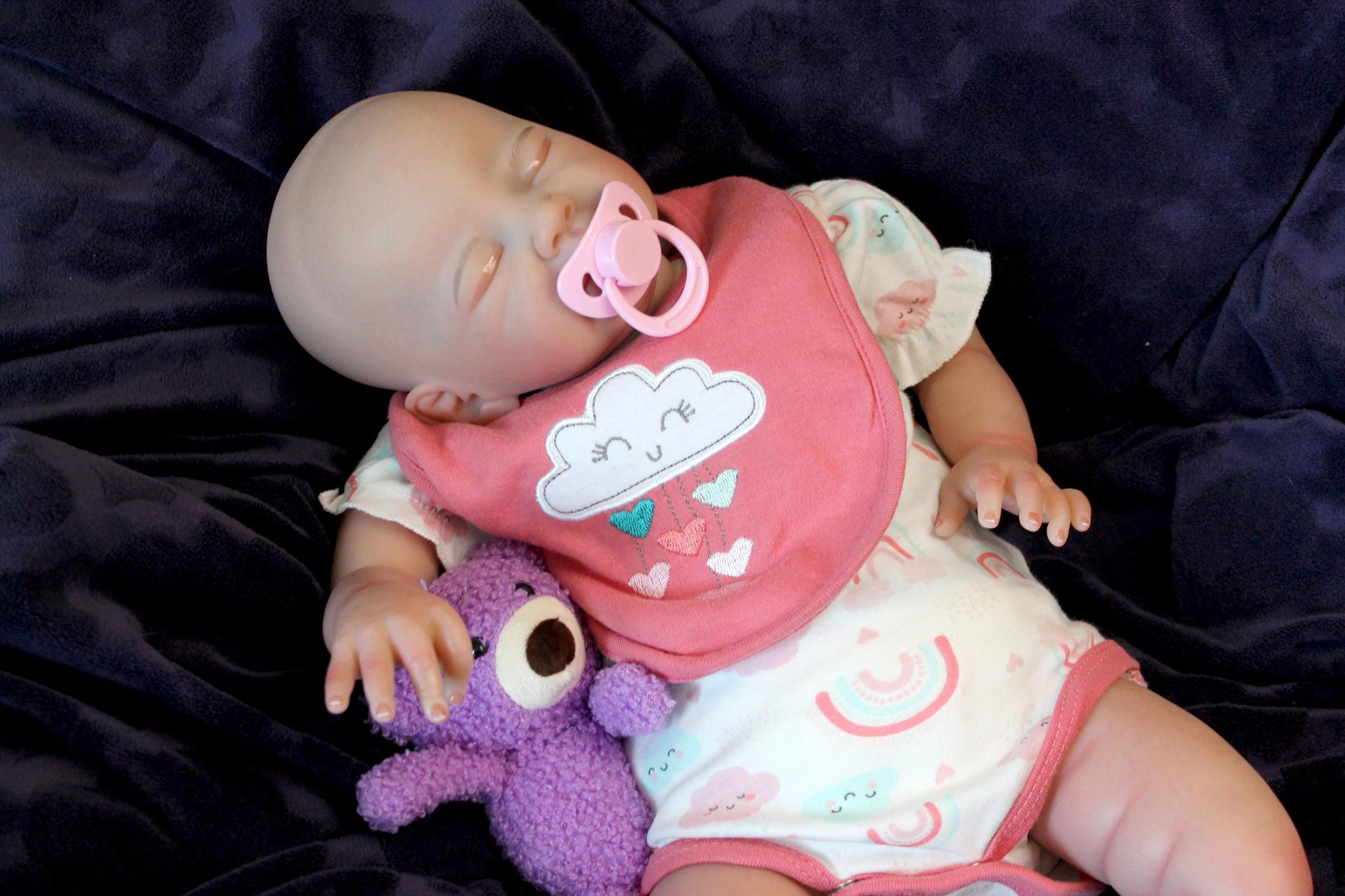 21” 6 Pounds Weighted Newborn Baby Girl/Boy Lifelike Reborn Baby Doll